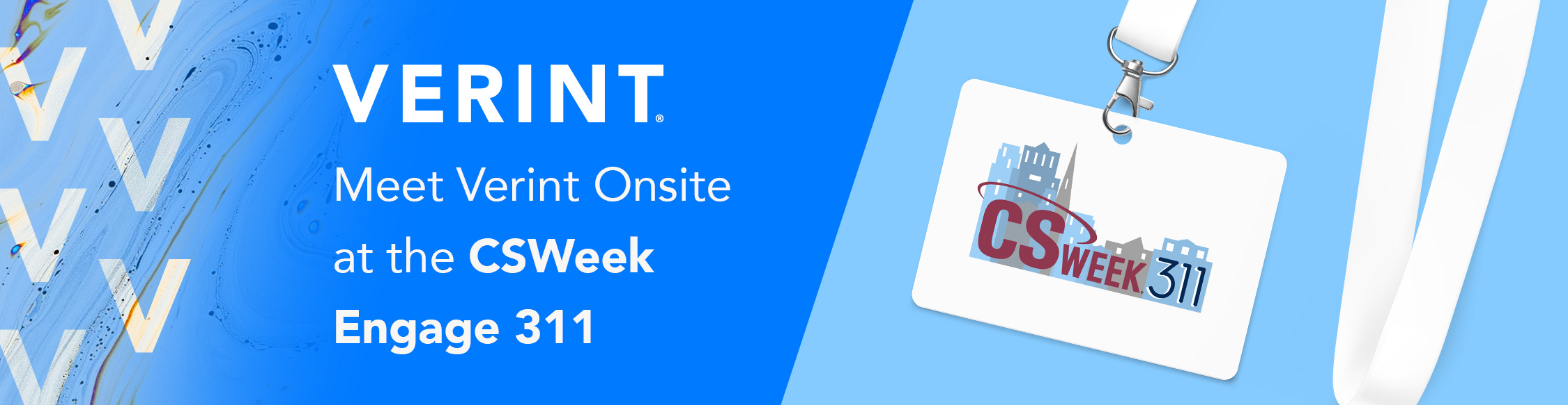 Verint | CSWeek Engage 311 Onsite